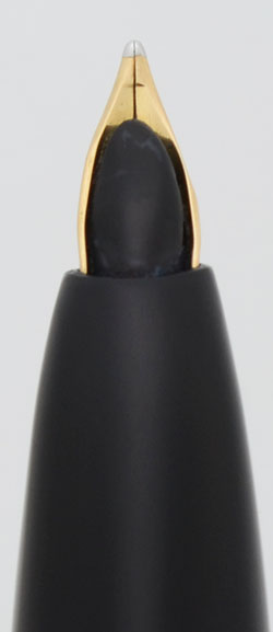 Waterman Taperite Citation Fountain Pen - Black, Wide Gold Band, Medium ...