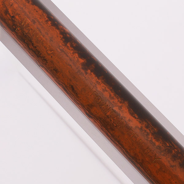 Waterman 12 Fountain Pen (1920s) - Red Mottled Hard Rubber, Eyedropper ...