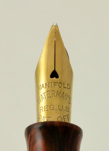 Waterman 52 Fountain Pen - Woodgrain, Manifold #2 Nib (Excellent ...