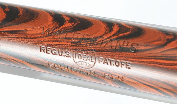 Waterman 52 Red Ripple Fountain Pen - Semi-Flex Fine #2 Nib (Excellent ...