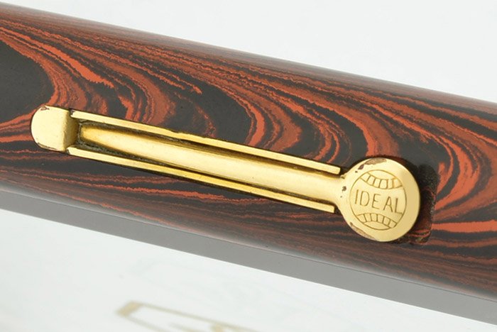 Waterman 55 Fountain Pen - Red Ripple, Gold Cap-Top, Medium Flexible #5 ...