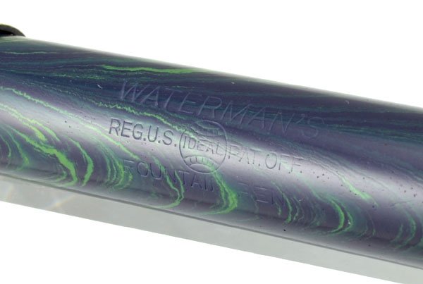 Waterman 94 Fountain Pen Set - Blue Ripple, Flexible "Red" Nib ...