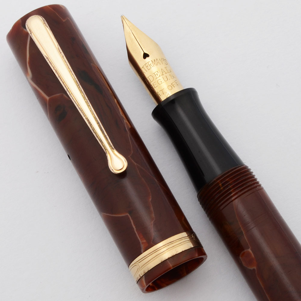 Waterman 94 Fountain Pen (1930s) - Mahogany, Lever Filler, Flexible ...