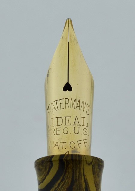 Waterman 94 Fountain Pen - Olive Ripple, Flexible Medium Nib (Superior ...