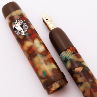 PSPW Prototype with Flexible Nib - Conway Stewart Turquoise Fleck ...