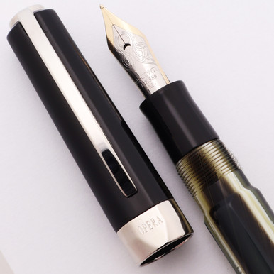 Visconti Opera "Tramedautore" LE (135/388) Fountain Pen - Olive Stripe ...