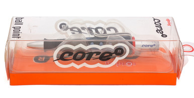 Rotring Core Technor Ballpoint Pen (2000s) - Grey & Silver w Red ...