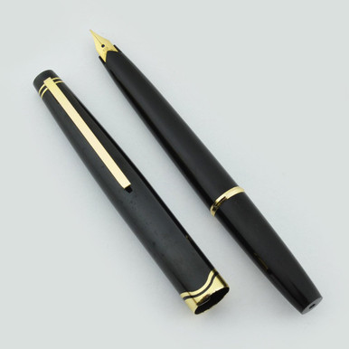 Morison Pocket Fountain Pen - 1960s Japan, Black, 18k Medium (Excellent ...