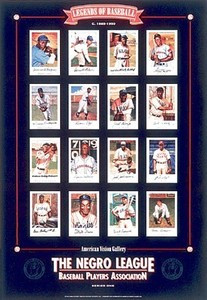 Negro League Baseball Legends Art Print - Lewis - Artisan Art & Gifts