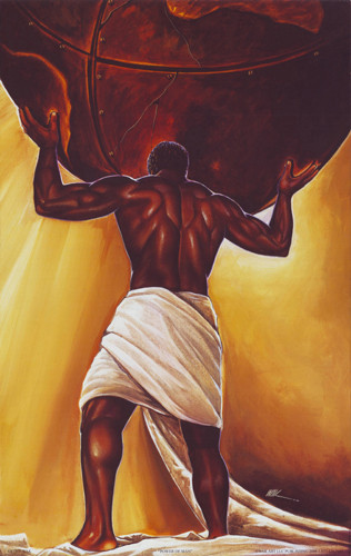Power Of Man(10 x 16) Art Print - Kevin A. Williams - WAK - Artisan Art ...