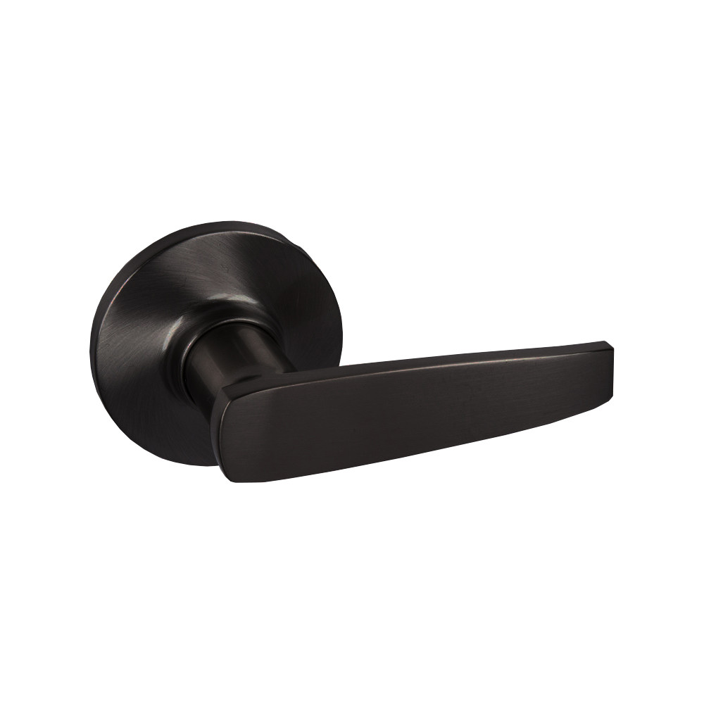 Kellington Single Cylinder Handleset, Black (US19) - Delaney Hardware