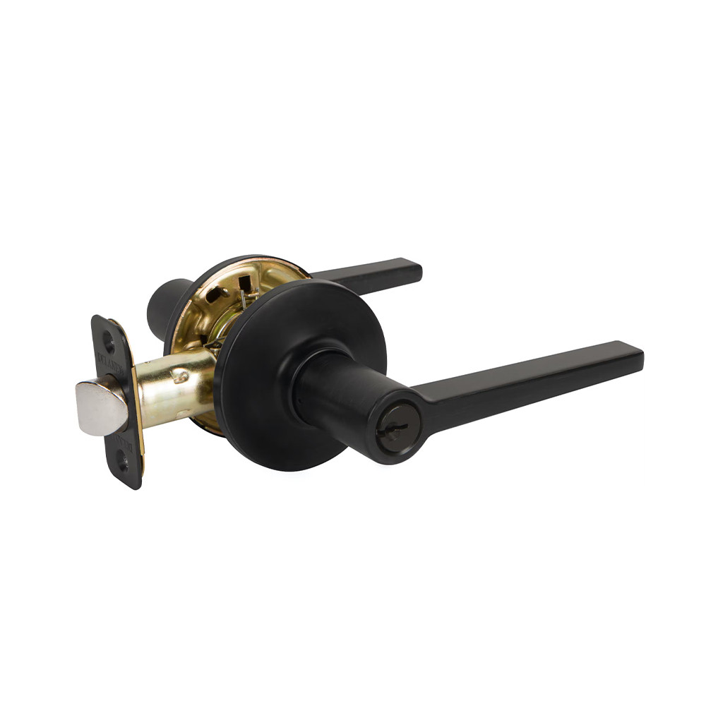 Tulina Entry Leverset, Black (US19) - Delaney Hardware