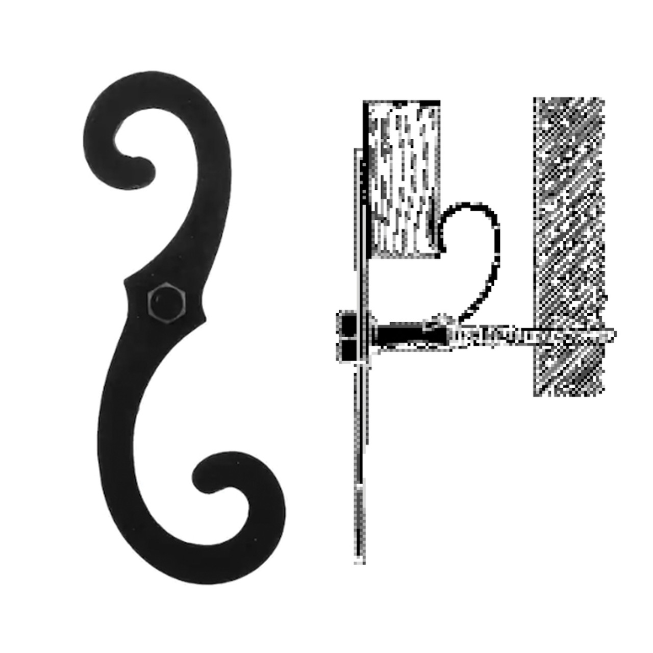 Exterior Shutter Blind Hinges S Hooks - Delaney Hardware
