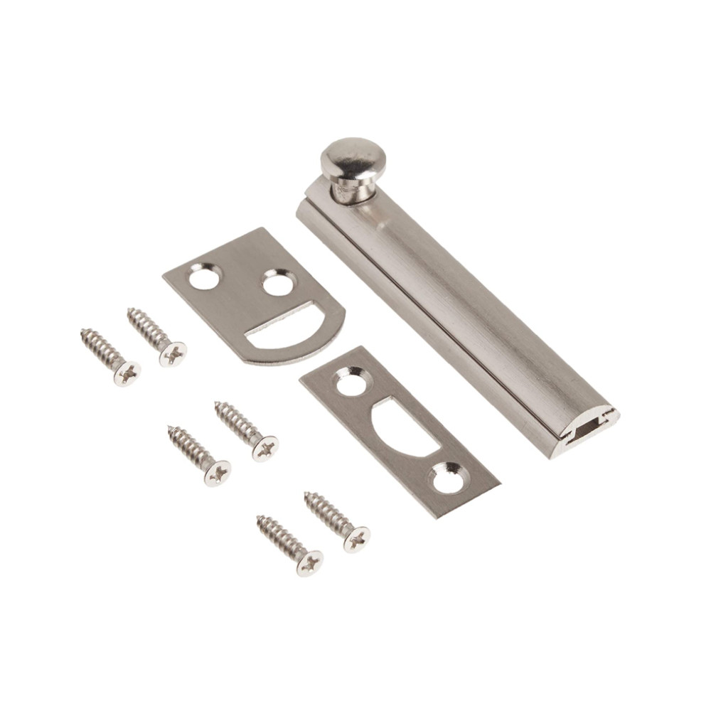 3" Solid Brass Surface Bolt - Delaney Hardware