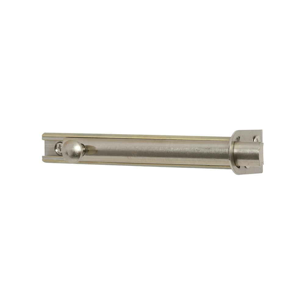 6" Solid Brass Surface Bolt (Plain) - Delaney Hardware