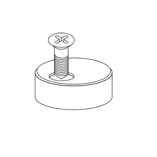 Barn Door Anti-Jump Disc (Pair) - Delaney Hardware