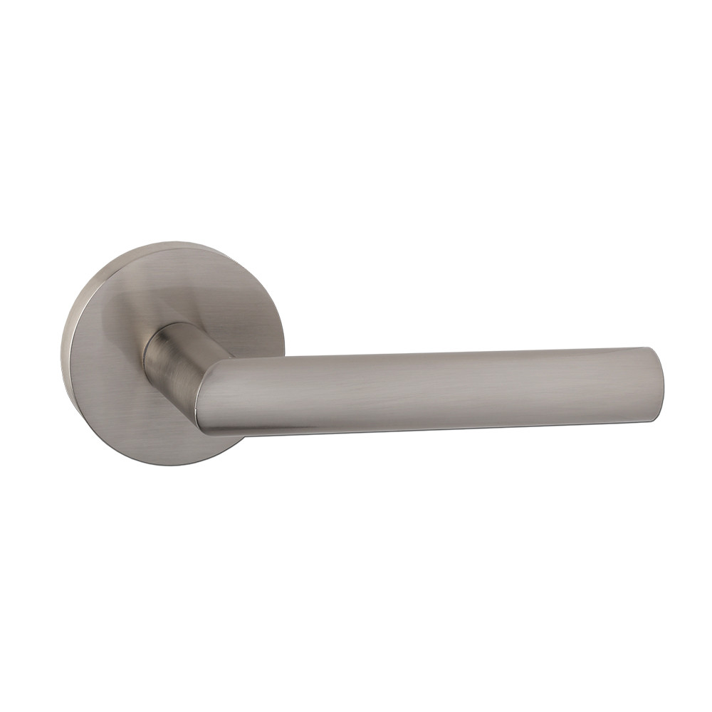 Cary with Round Trim Privacy Leverset - Delaney Hardware