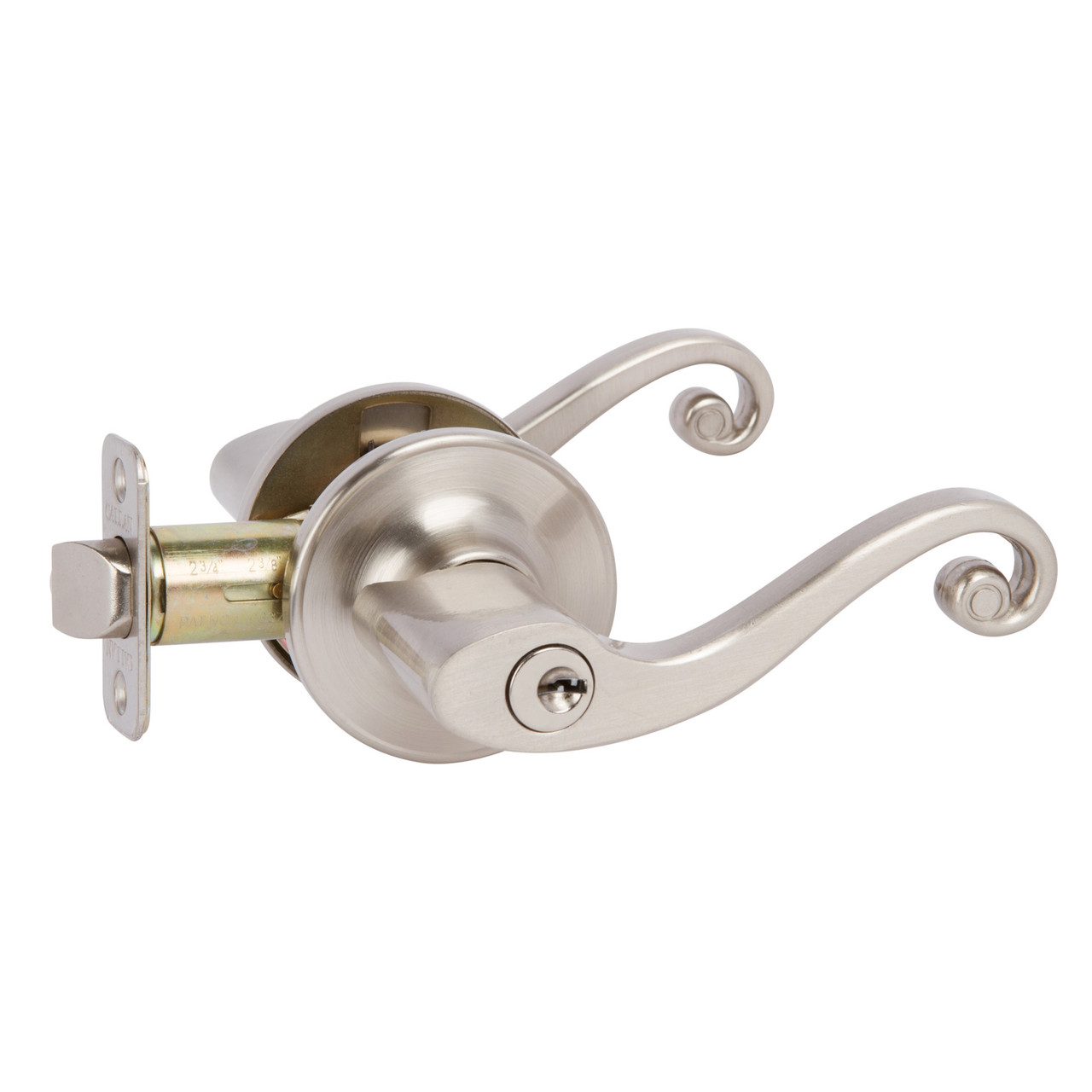 Lexington Entry Leverset, Satin Nickel (US15) - Delaney Hardware
