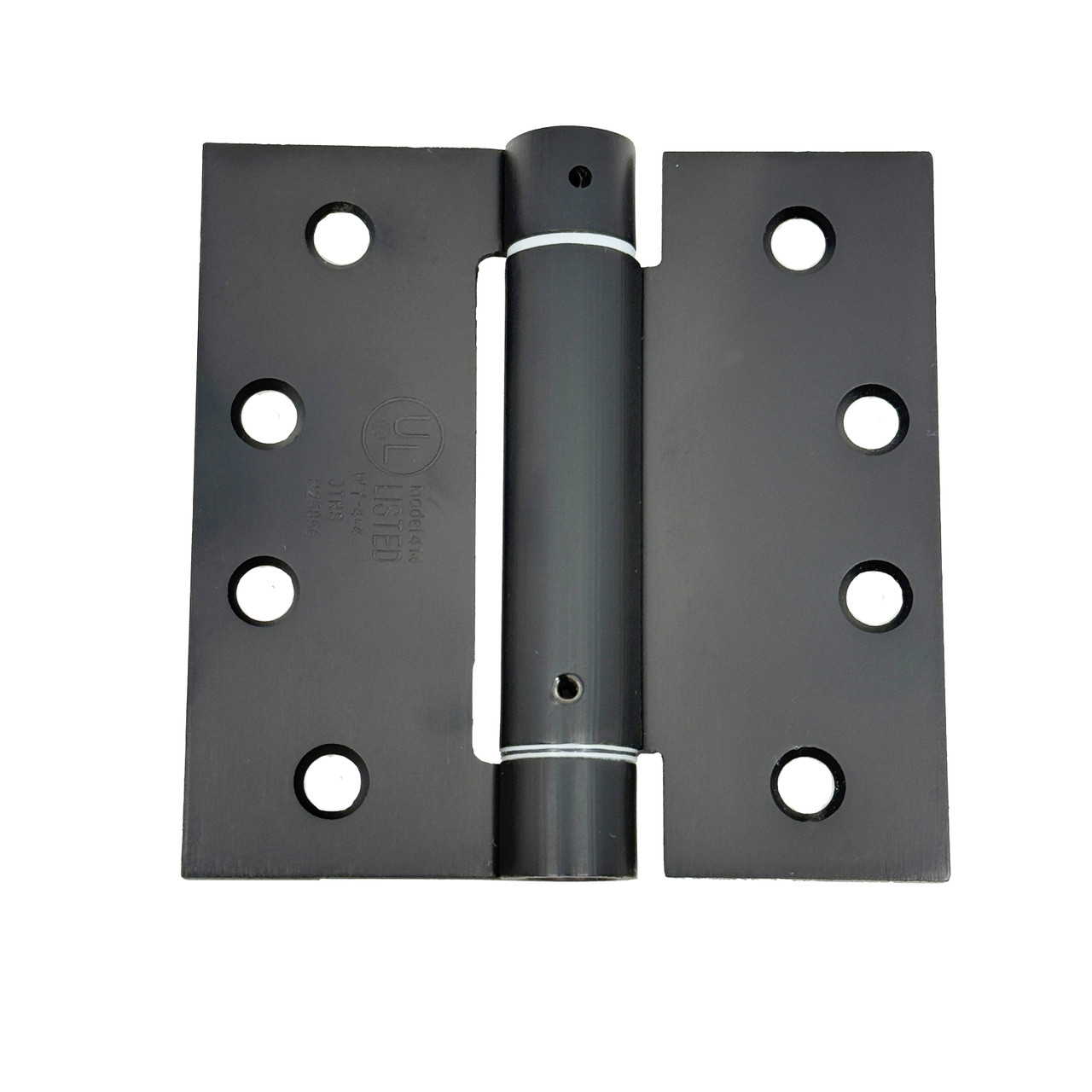 4" x 4" Spring Hinges, Square Corner (Pair) - Delaney Hardware