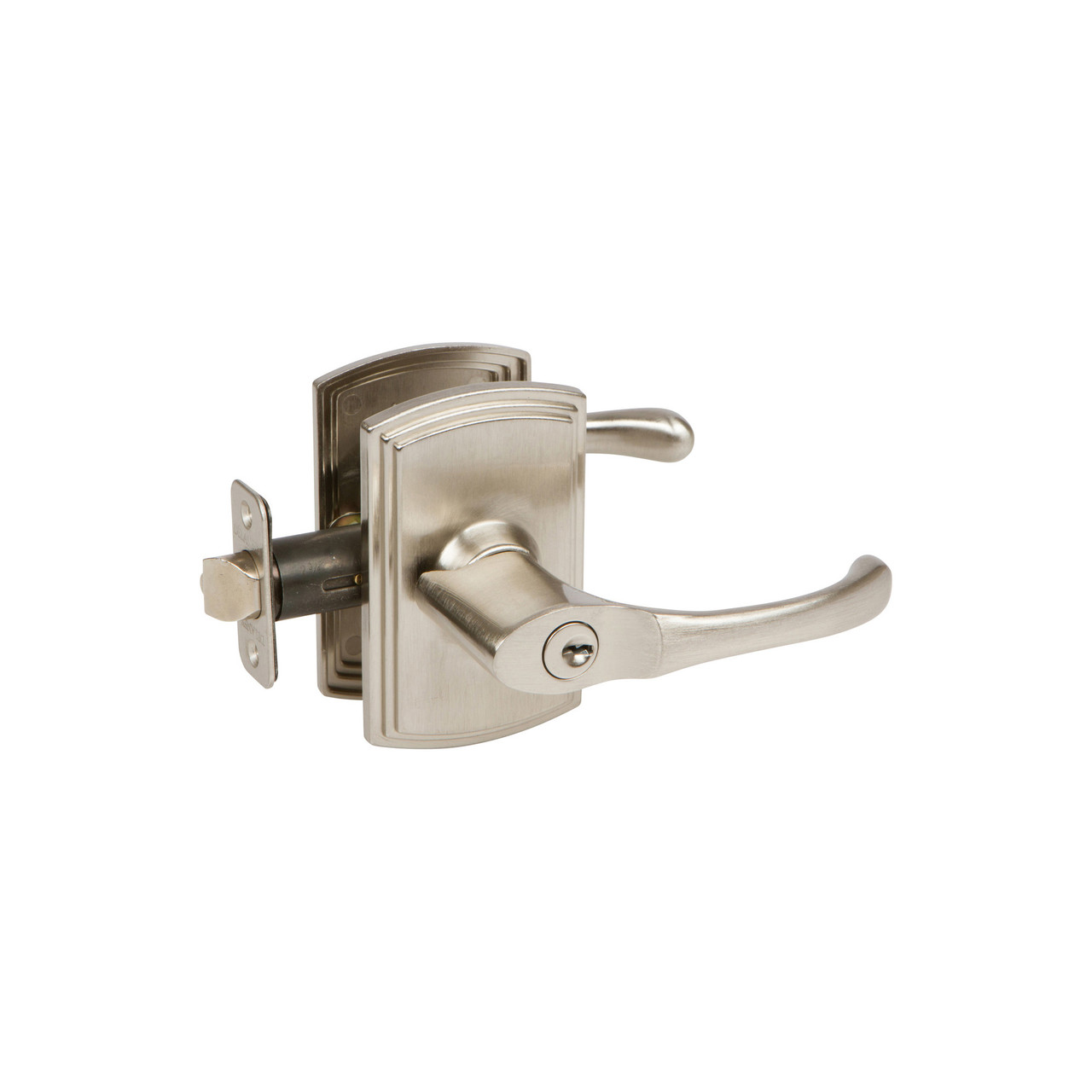 Artino Entry Leverset, Satin Nickel (US15) - Delaney Hardware