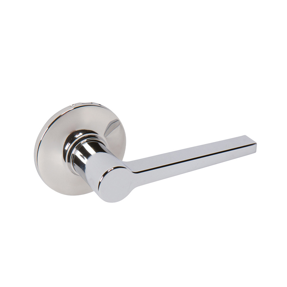 Tulina Lever Handleset Interior Trim, Polished Chome (US26) - Delaney ...