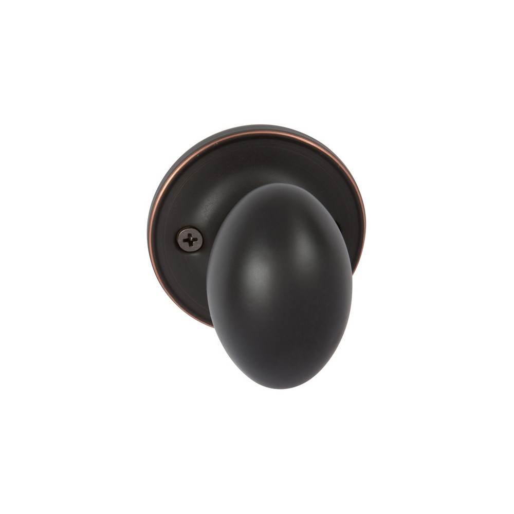 Carlyle Knob, Handleset Interior Trim, Oil-Rubbed Bronze Edged (US10BE ...
