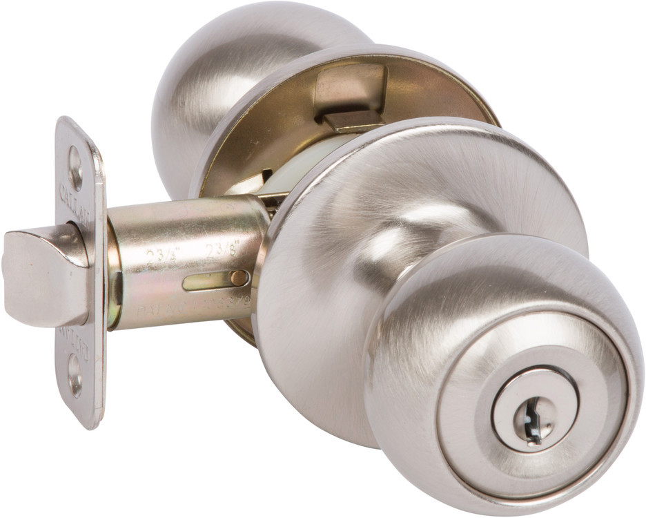 Roland Entry Knobset, Satin Nickel (US15) - Delaney Hardware