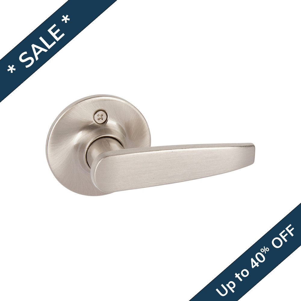 Colton Single Cylinder Handleset, Satin Nickel (US15) - Delaney Hardware