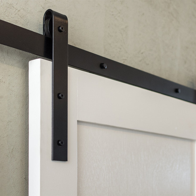 1000 Series Standard Sliding Barn Door Split Track Hardware Kit (6-Foot ...