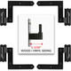 Exterior Shutter Blind Hinges, Iron - Delaney Hardware