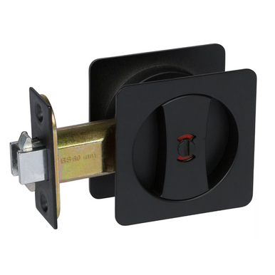 Contemporary Square Privacy Pocket Door Lock
