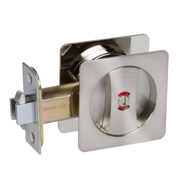 Contemporary Square Privacy Pocket Door Lock