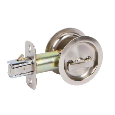 Contemporary Round Privacy Pocket Door Lock