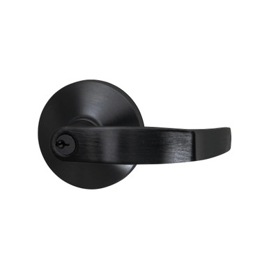 504L MD Lever Exit Device Trim, Keyed Nightlatch, Black (US19 ...