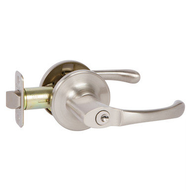 Newport Entry Leverset, Satin Nickel (US15) - Delaney Hardware