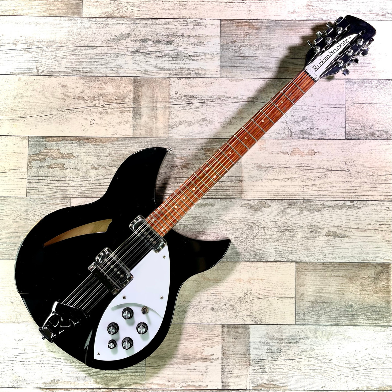 SOLD - Rickenbacker 330/12 - Matte Black - 12 String Electric Guitar