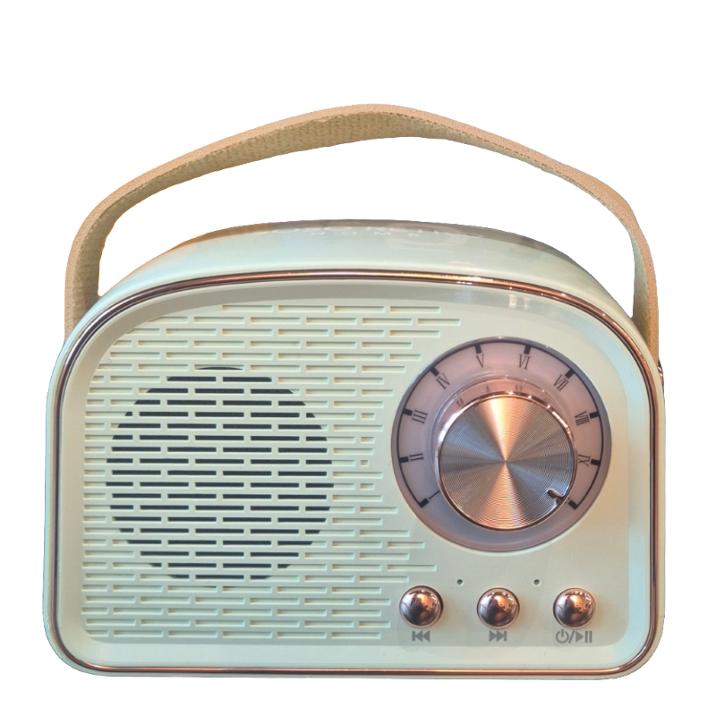 Retro Radio Bluetooth Speaker - Mint Green