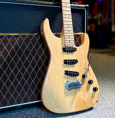 SOLD - Warmoth Custom Strat - O - Caster - Natural