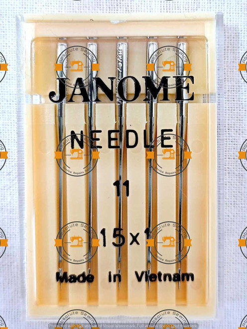 Janome Regular Sharp Needles - Absolute Sewing NZ