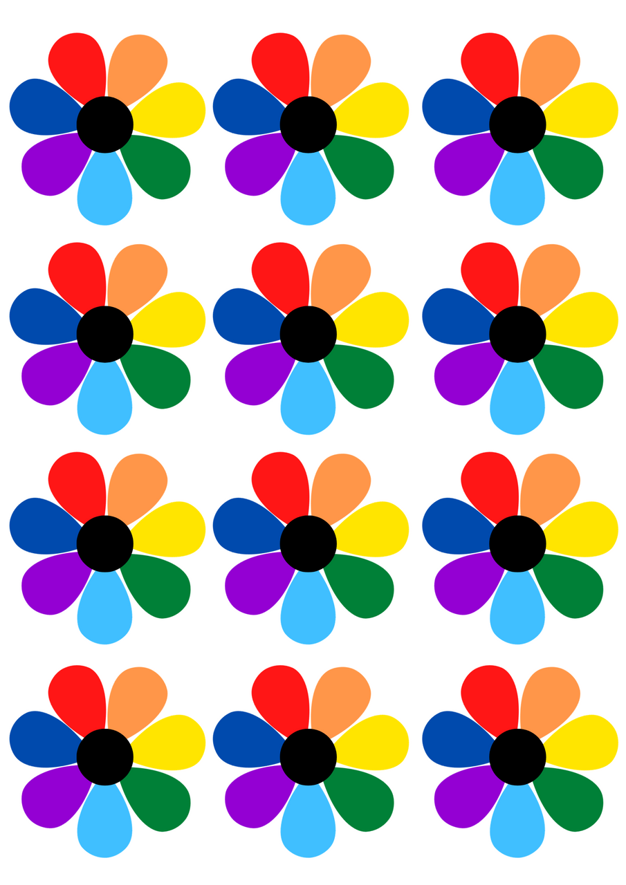 Flower Palette - Blue Paint Your Own Palette