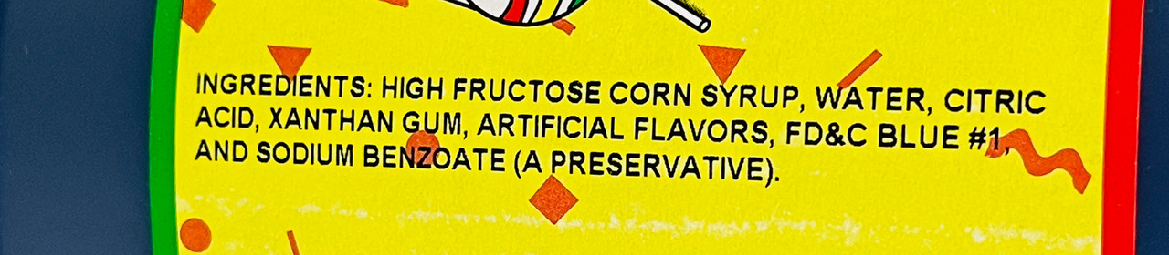 Blue Coconut Sno Cone Syrup 1 Galon 128 Ounce Raspa Coco Azul Flavor Chuy's