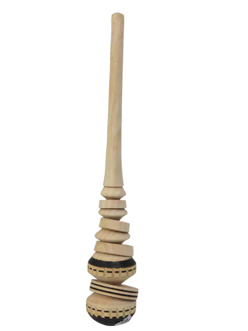 Handcrafted 3-Ring Mexican Molinillo – Traditional Wooden Whisk for Hot ...