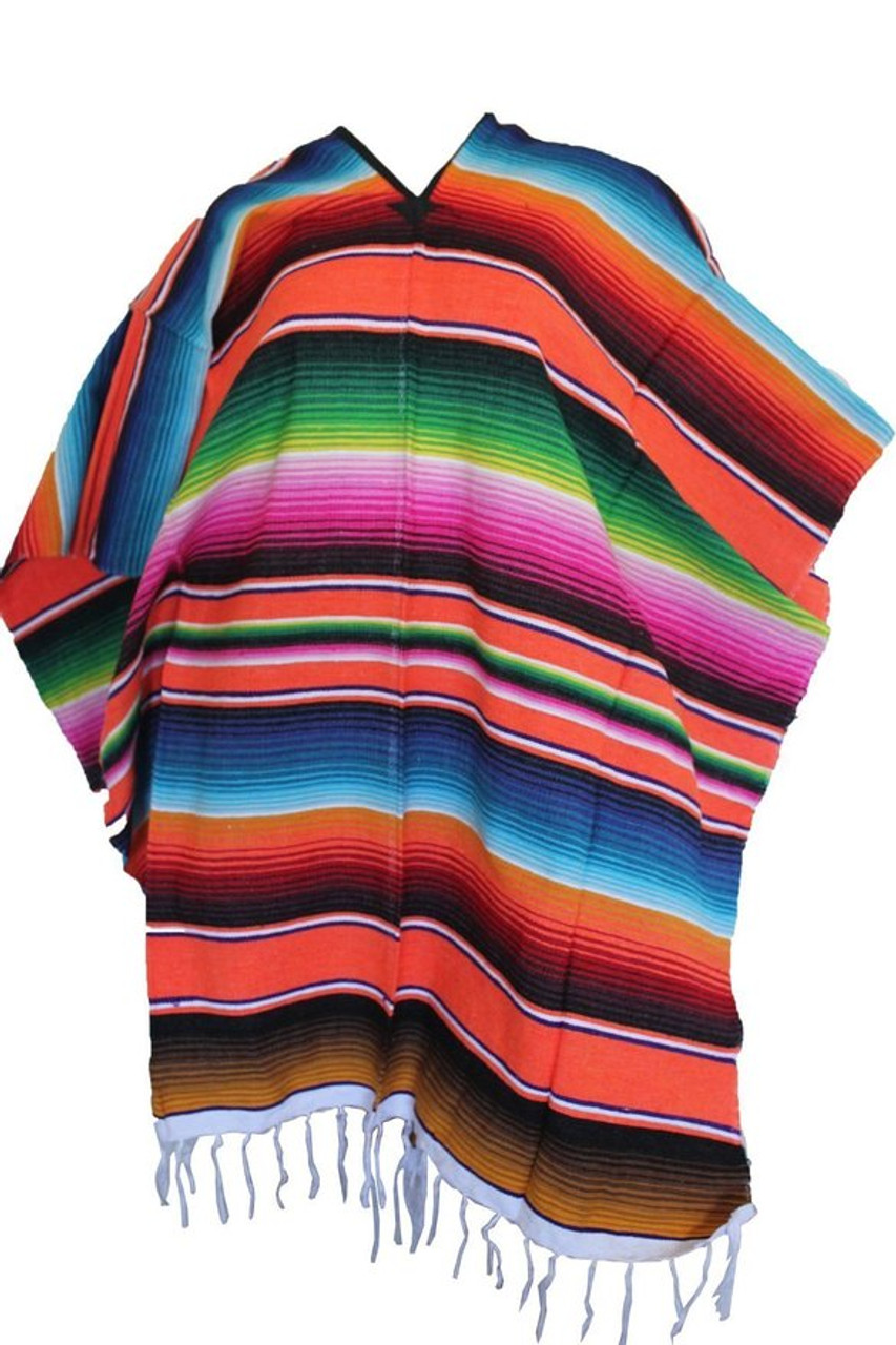 Mexican Sarape Poncho Pancho Mexican Sarape Poncho Pancho