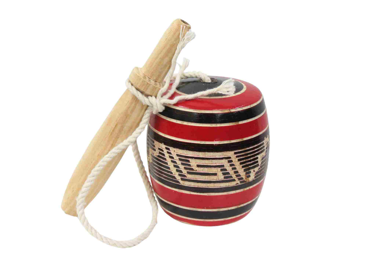 Handcrafted Greca Balero Barril Artisanal Handmade Authentic Mexican Toy