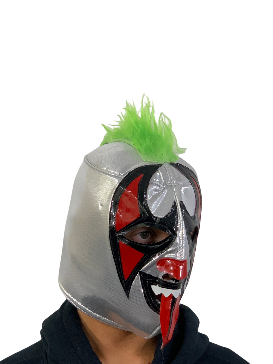 Clown Luchador Wrestling Mask - Authentic Mexican Costume Accessory