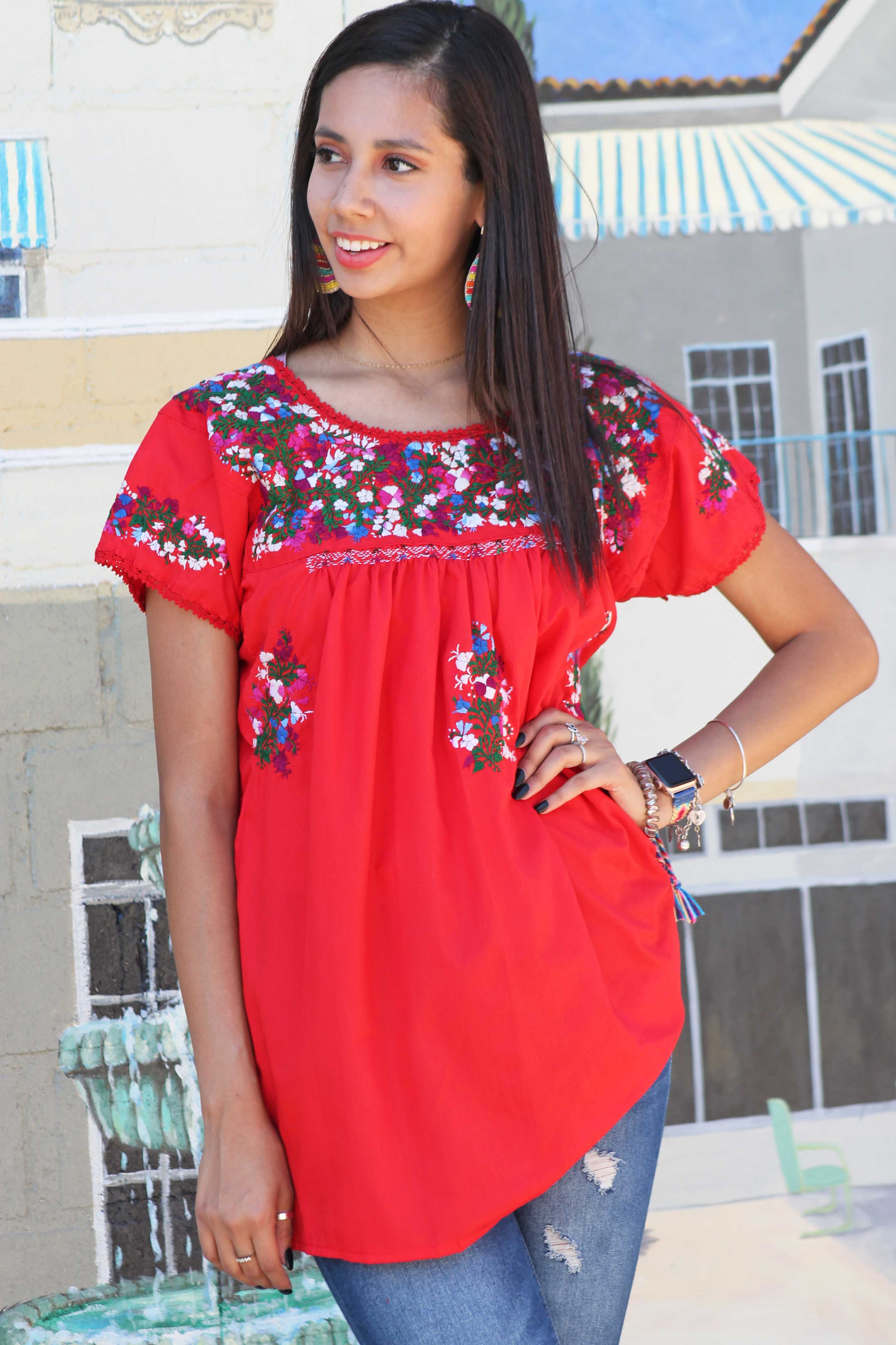 Traditional Mexican Tops | Traditional Mexican Blouses
