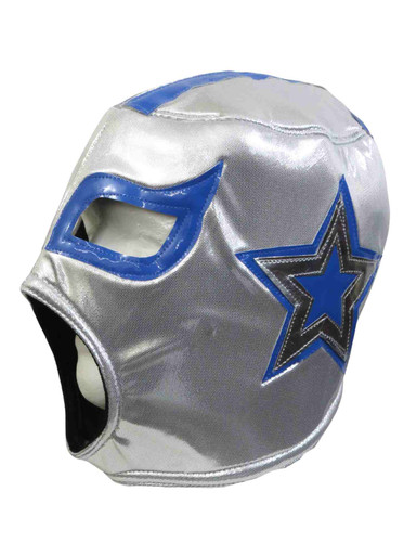 Dallas Cowboys Lucha Libre Mask - Silver with Star - Get Yours