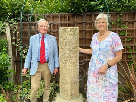 39077090-Ian and Patricia Alexander-Sinclair, from Norwich, with the ...