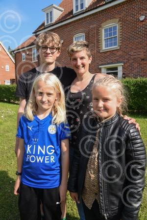 39037342-Oscar Branston-Tilley top left , with his mum Jodie and ...