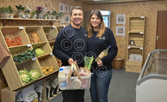 39617091-Jeremy Buxton with his wife Kathryn after they have opened ...